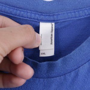 Apple | Shirts | Apple Inc Big Stitched Logo Employee Tshirt Blue ...